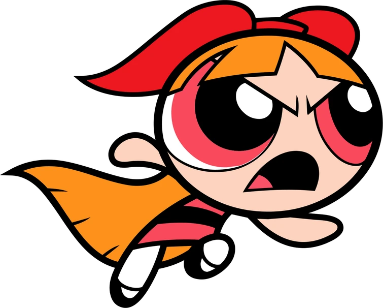 Blossom Powerpuff Girls Angry