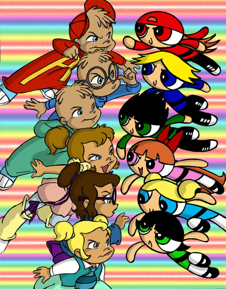 The Chipmunks and the Chipettes Vs. the PPG and the RRB comparison with ...