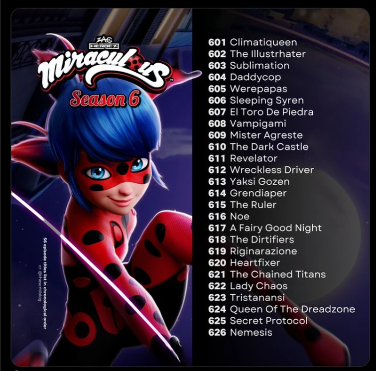 Season 6 Episode Titles in English | Fandom