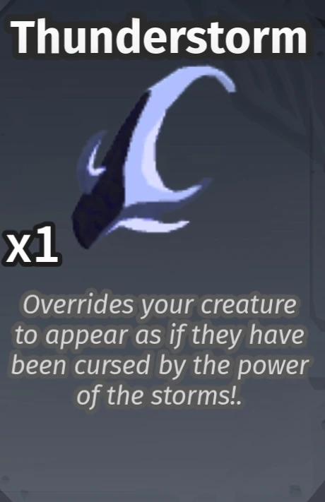 How much is Thunderstorm | Fandom