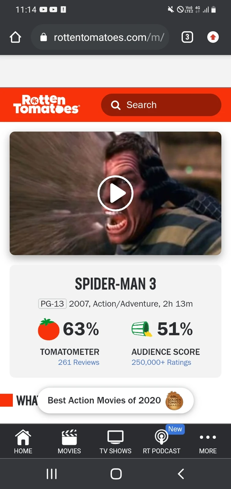 Rotten tomatoes is WRONG!!! | Fandom