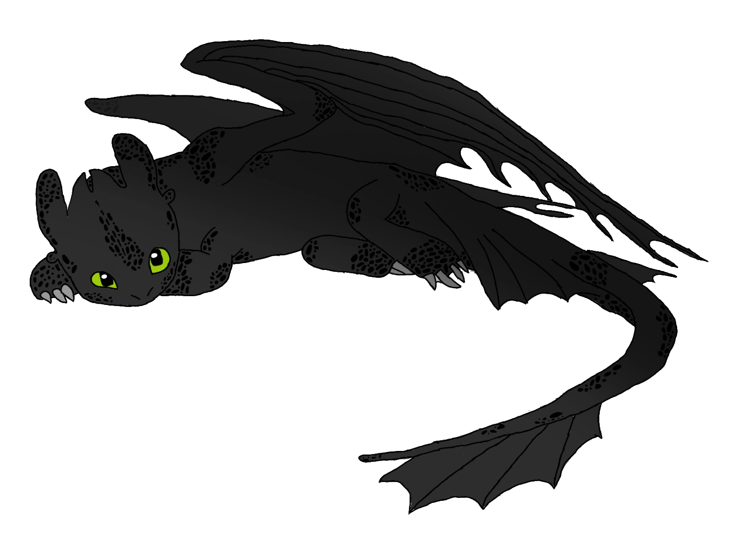 Toothless Vs Hook Fang Clipart