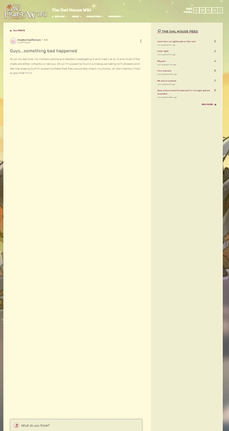 Guys...something bad happened | Fandom