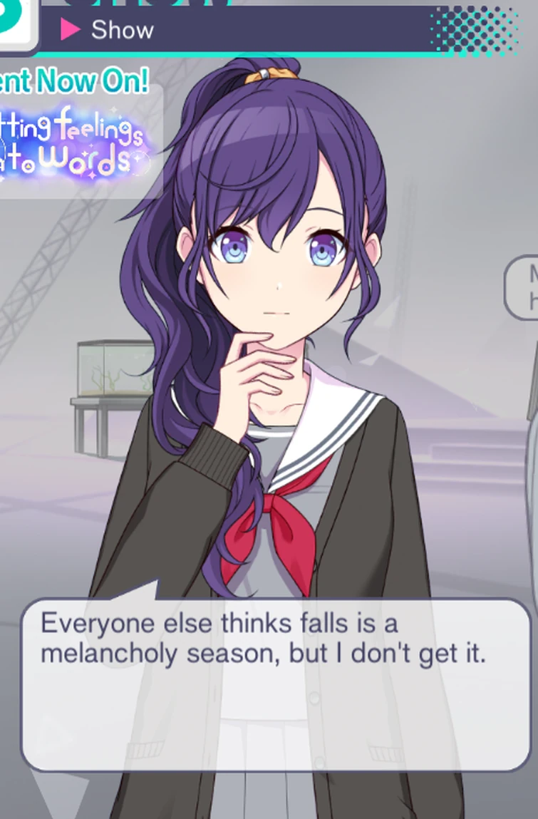 Proseka devs are bad at grammar when it comes to mafuyu dialogue | Fandom