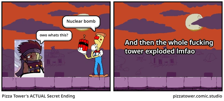 I remade "Pizza Tower's ACTUAL Secret Ending" | Fandom