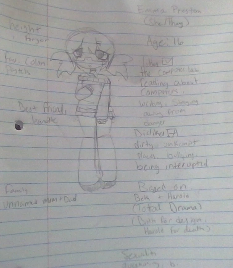 jeanette and emma ref sheets repost | Fandom