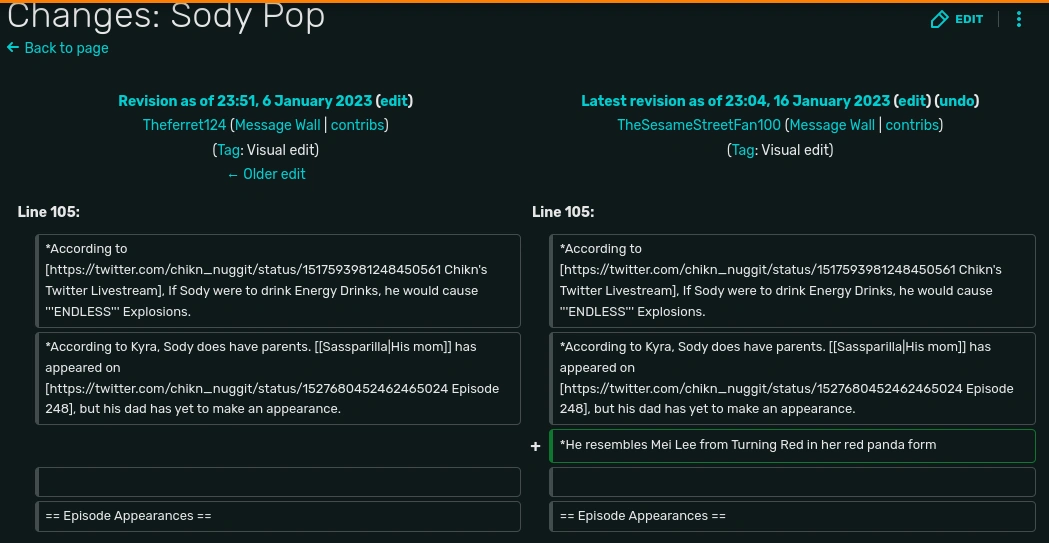 Sody Pop's new edit (turning red) | Fandom