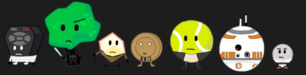 Some BFDI contestants as Star Wars characters | Fandom