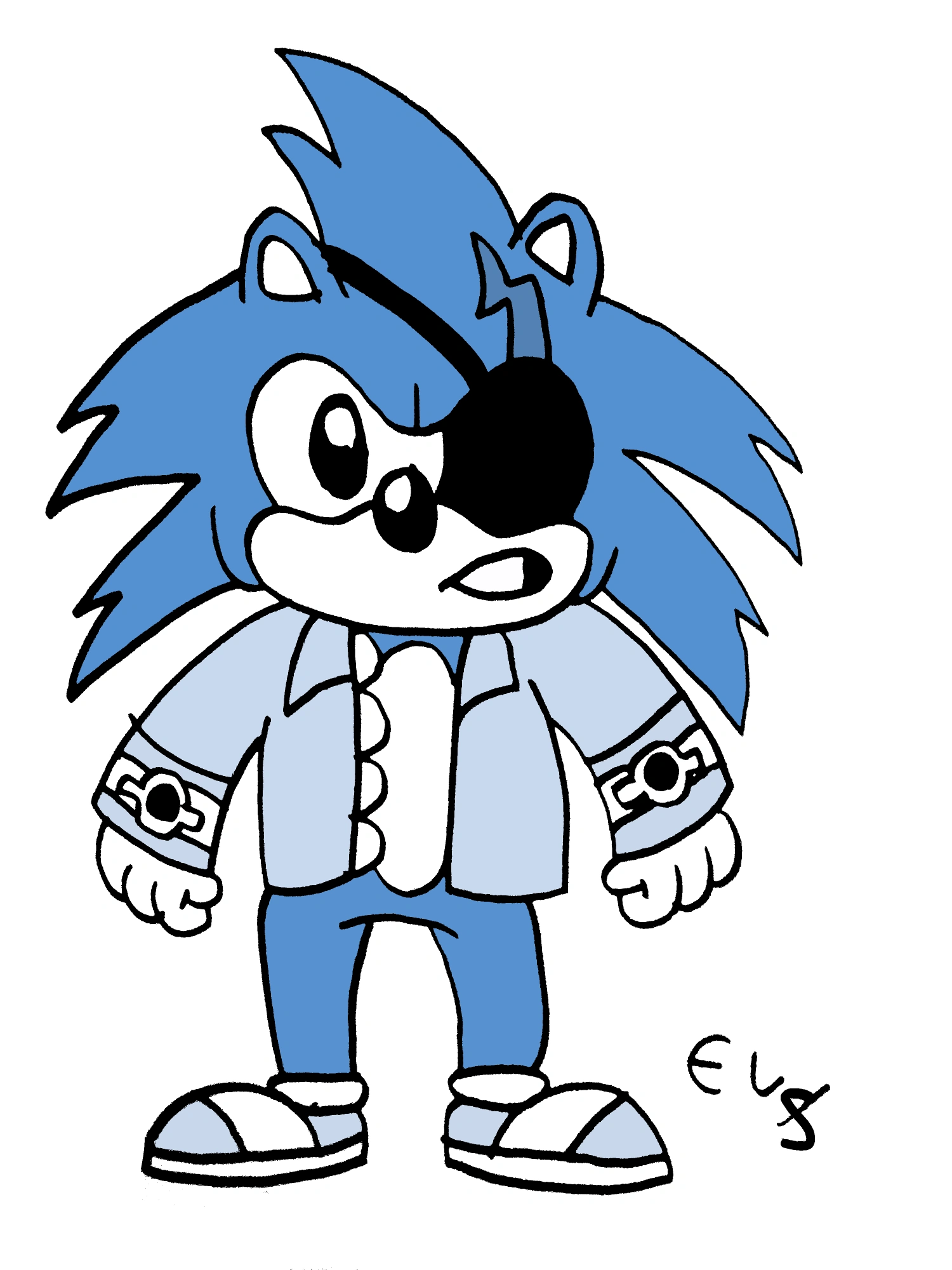 My drawing of Future Sonic | Fandom
