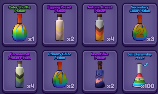 LF: Robux elemental potions and/or Baby potions. | Fandom