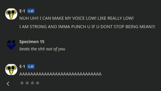 Specimen #15 beating the shit outta E-1 | Fandom