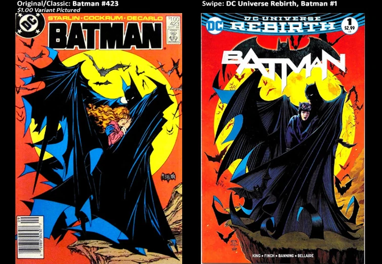 What are some notable examples of "swiping" in DC Comics? | Fandom