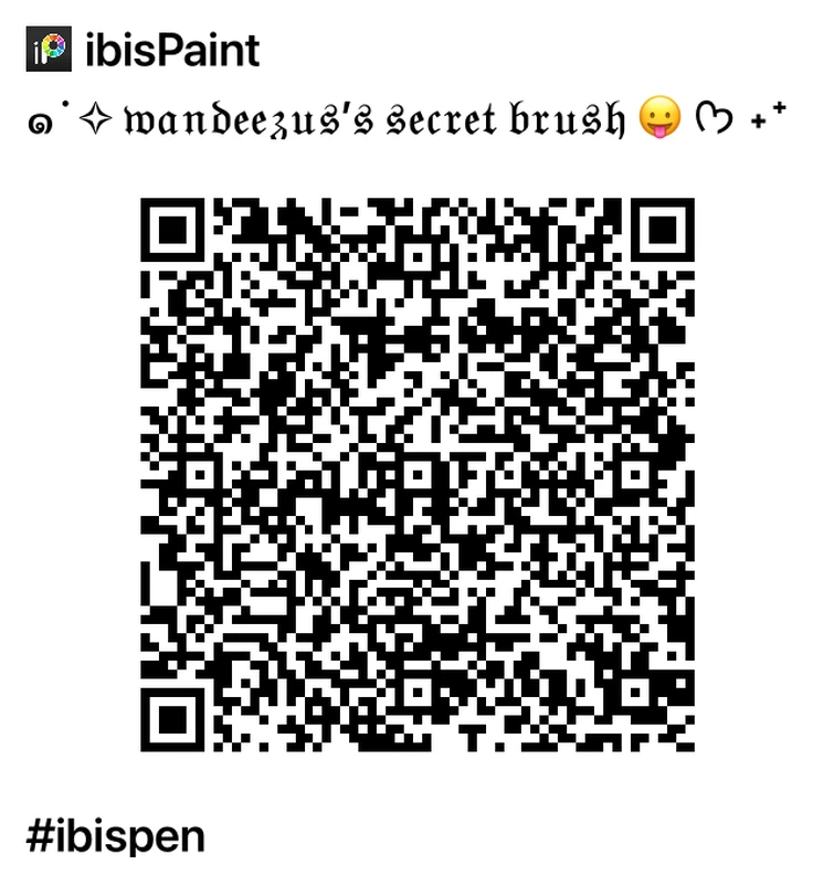 Brushes I use + QR codes (IBIS PAINT, NEW YEARS SPECIAL I GUESS) | Fandom
