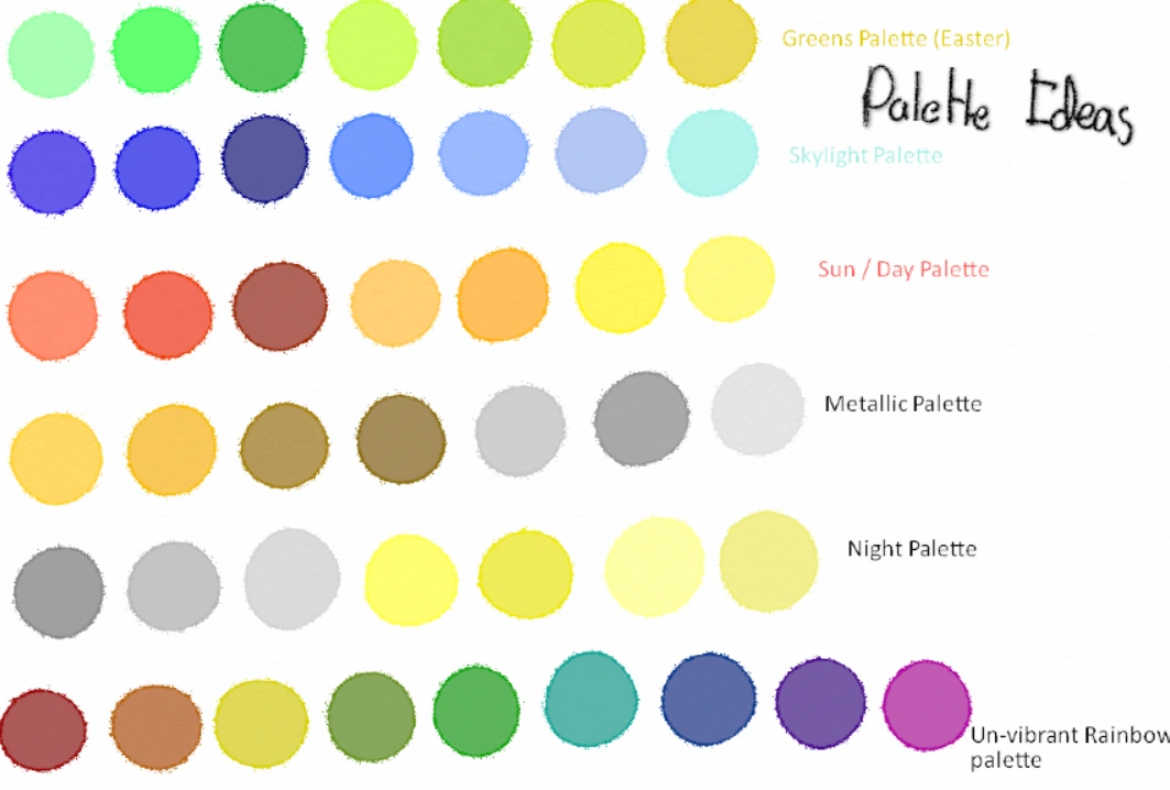 Palette Ideas (For CoS) | Fandom
