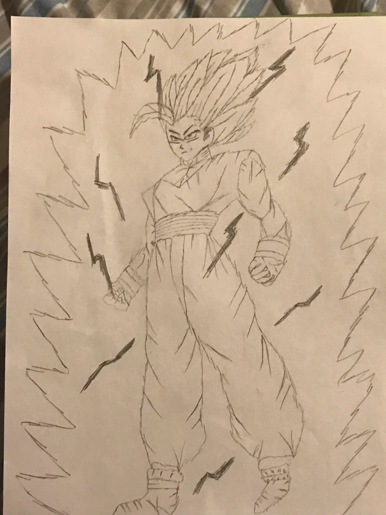 A poor attempt at drawing Gohan Beast | Fandom