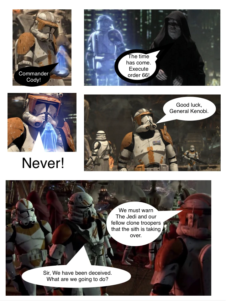 What if the clone troopers disobey order 66? | Fandom