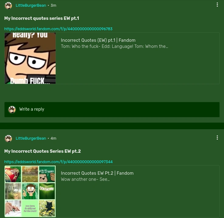 My Incorrect quotes series will now be linked in my messages | Fandom