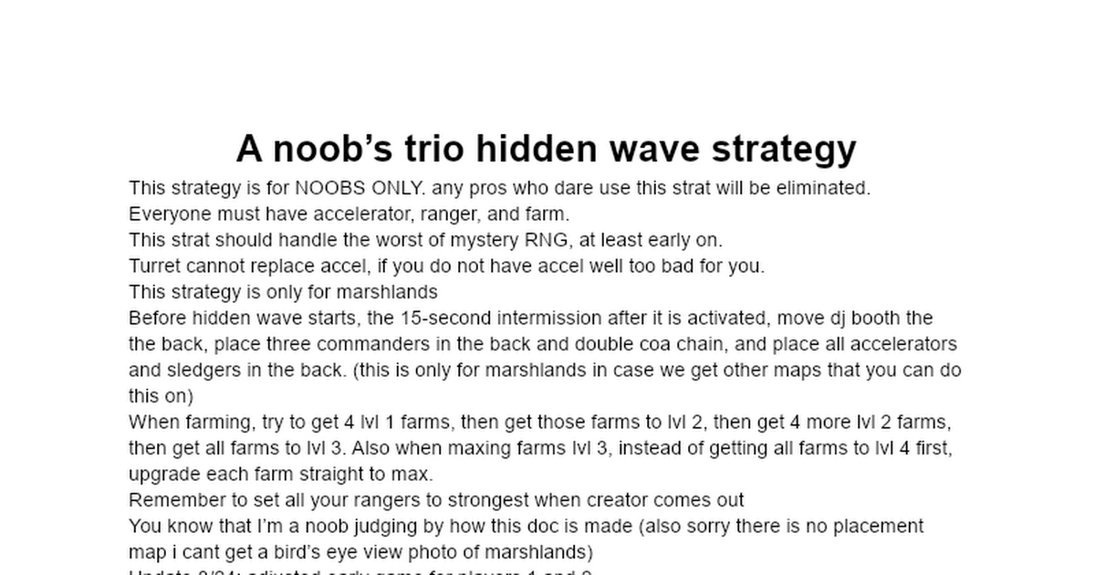new trio hw strat | Fandom