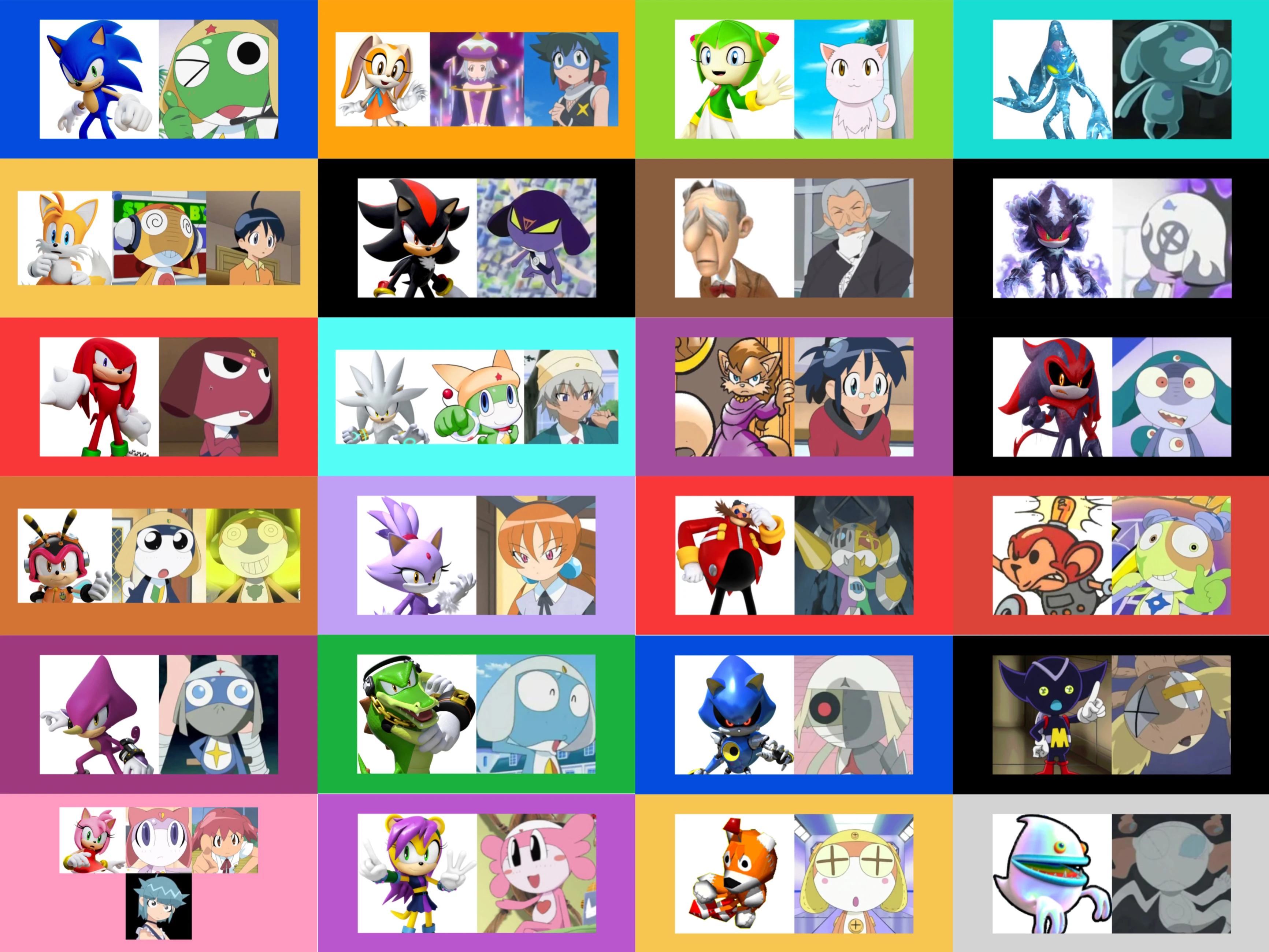 Sonic characters as Sgt. Frog characters (Tribute to St. Patrick’s Day ...