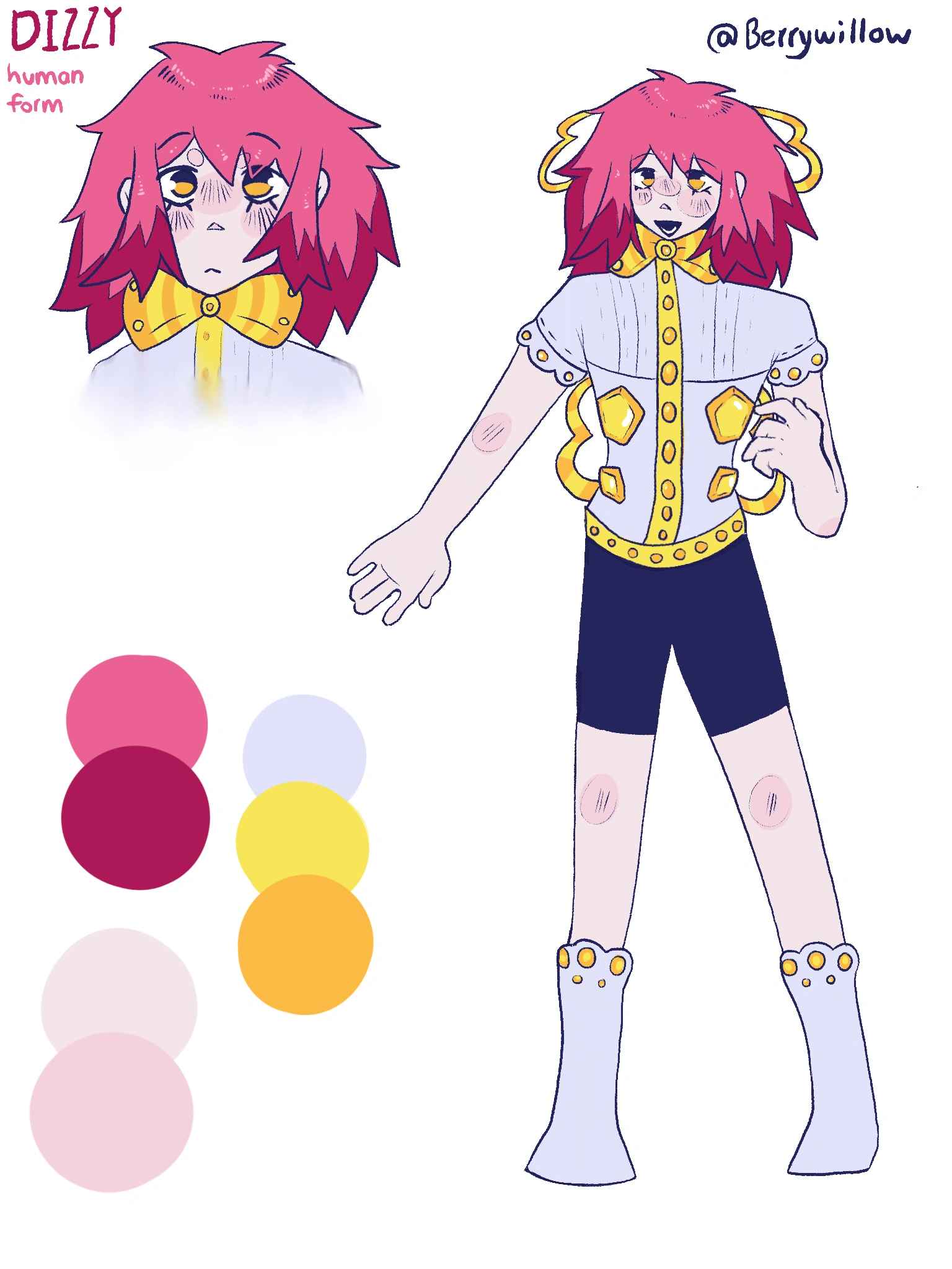 Finished dizzy’s human form ref | Fandom
