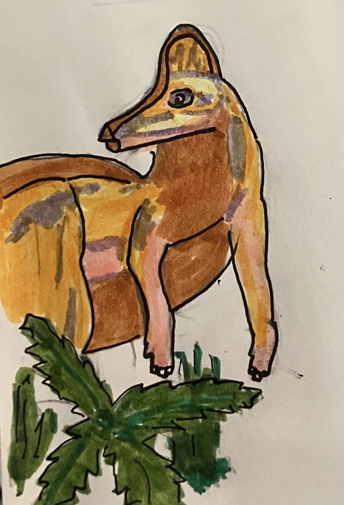 Corythosaurus casuarius (drawing) | Fandom
