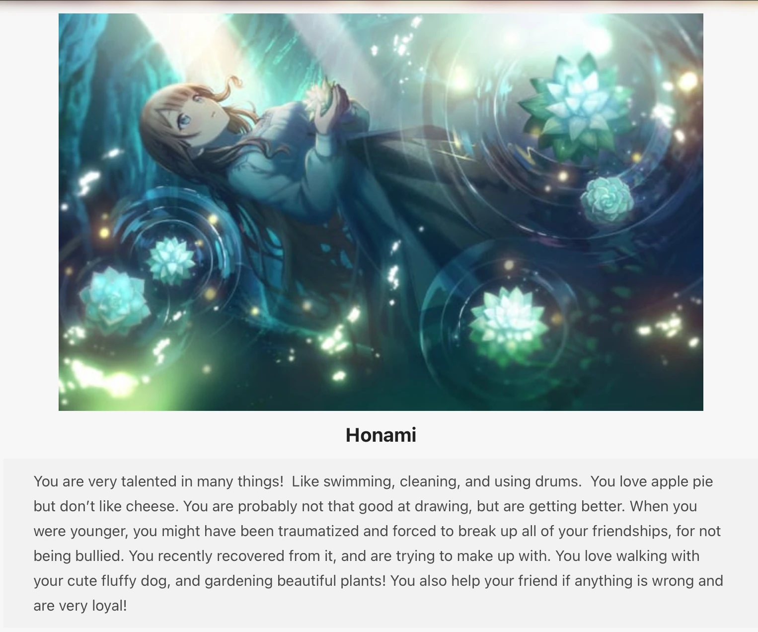 Honami moment | Fandom