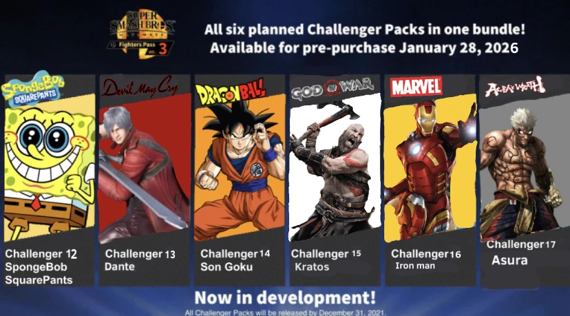 Super Smash Bros Ultimate Fighter Pass 3 | Fandom