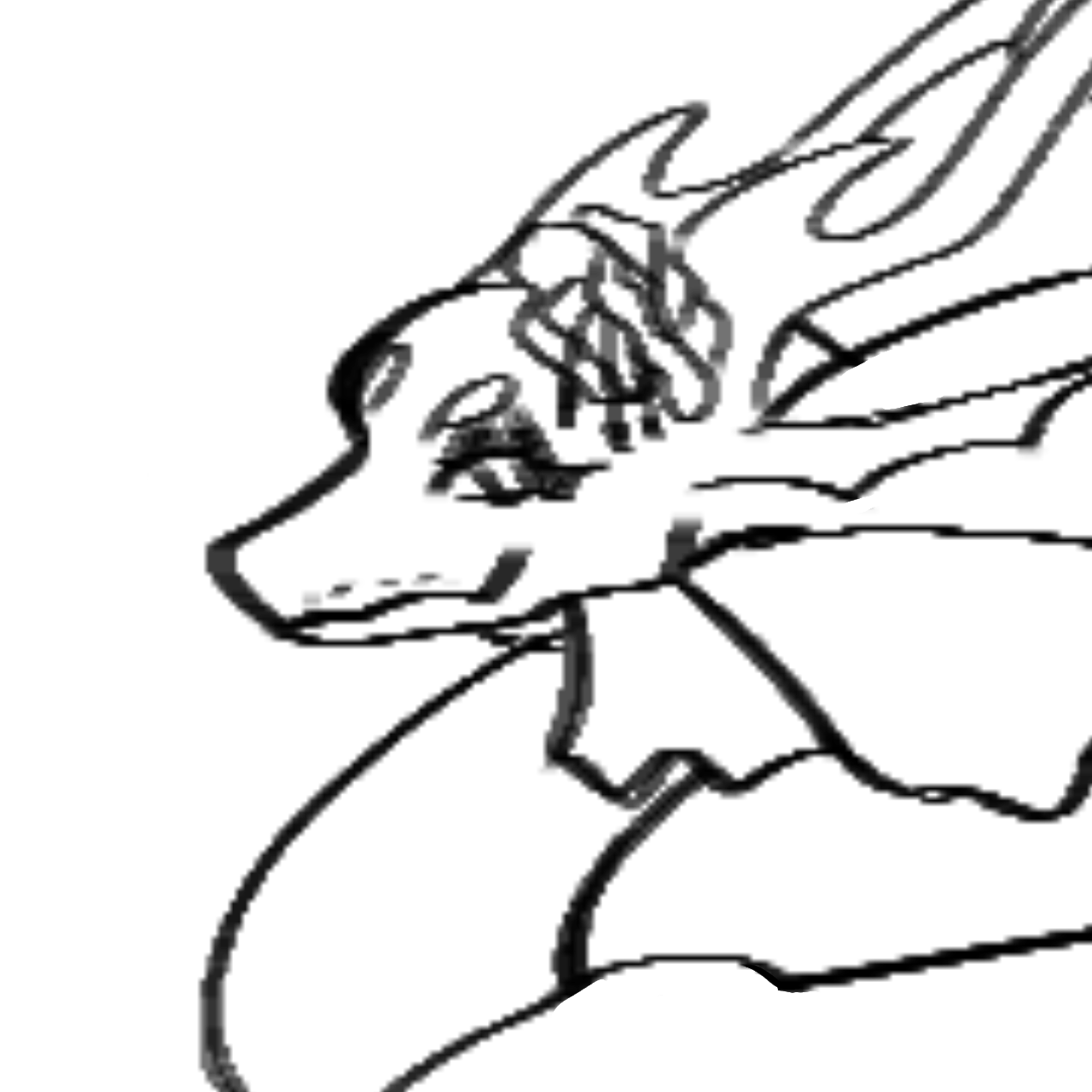 RainWing F2U headshot (blank version and a flower + makeup version ...