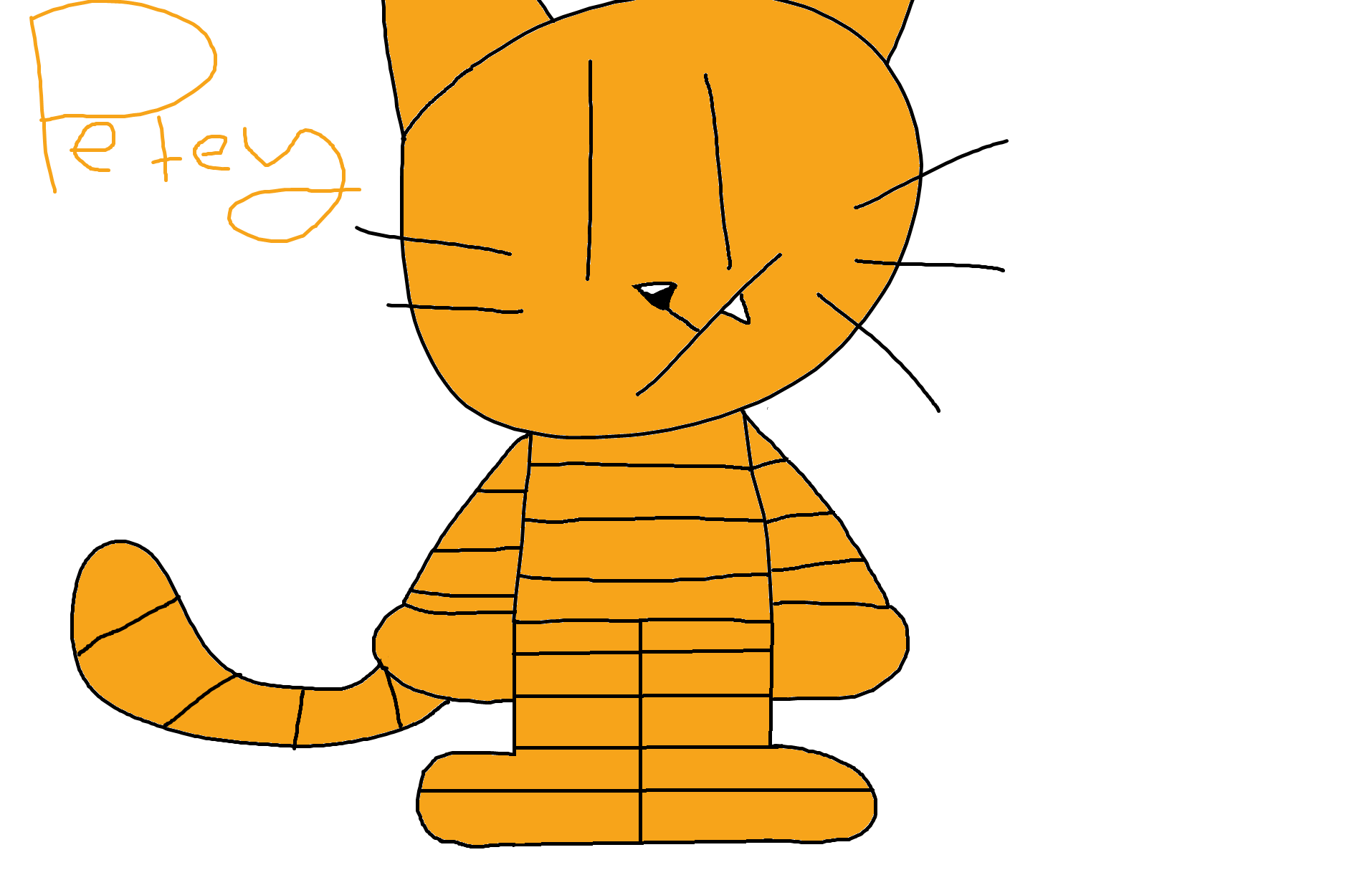 i drew petey in paint! | Fandom