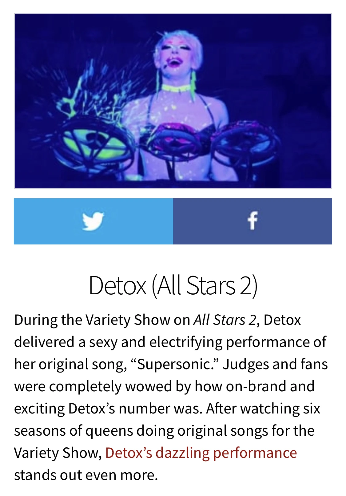 So Out included this in their list of the Best Variety Show ...