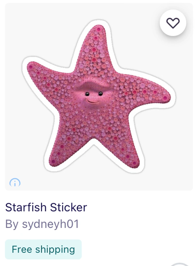 Ah yes, starfish sticker. My favorite sticker of all time. | Fandom