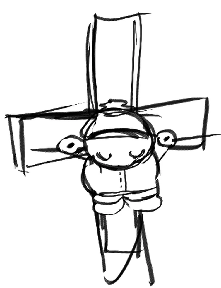 cartman from south park crucified | Fandom
