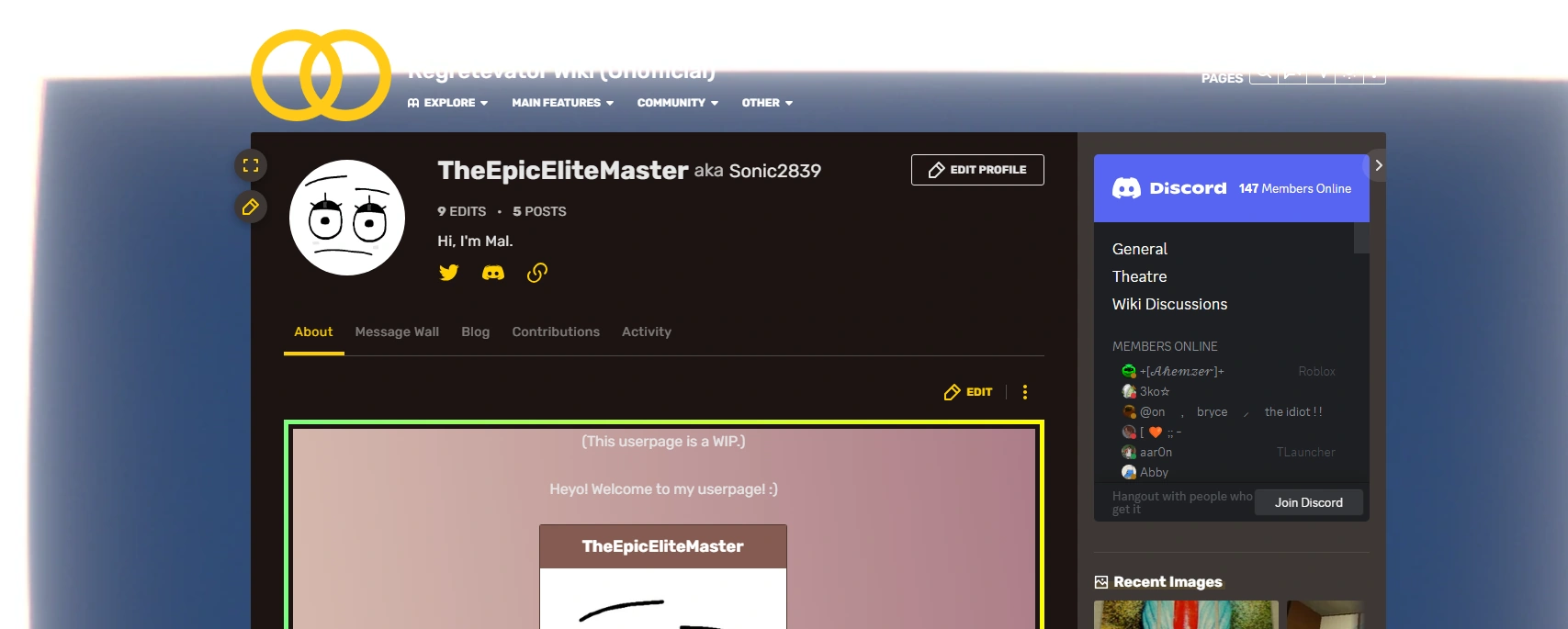 Here's a way to add a custom "background" to your userpage!!1!1! | Fandom