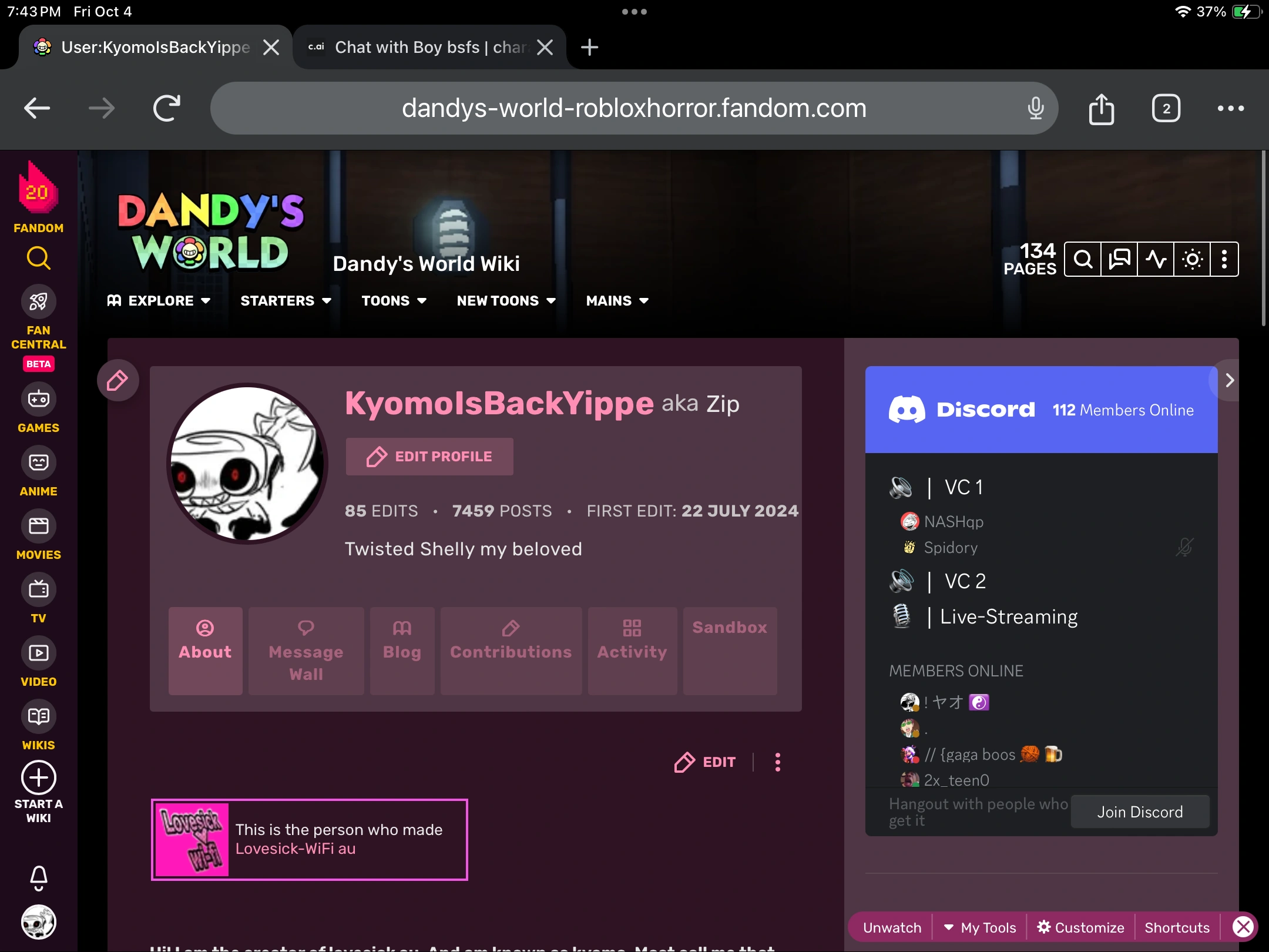 Look at the new user pages | Fandom