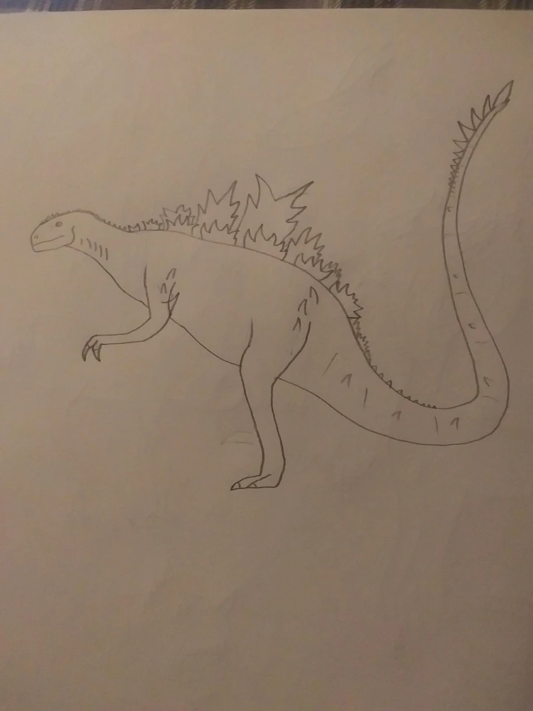 Godzilla as seen in my new fanfic Godzilla: Catharsis of Destroyers ...