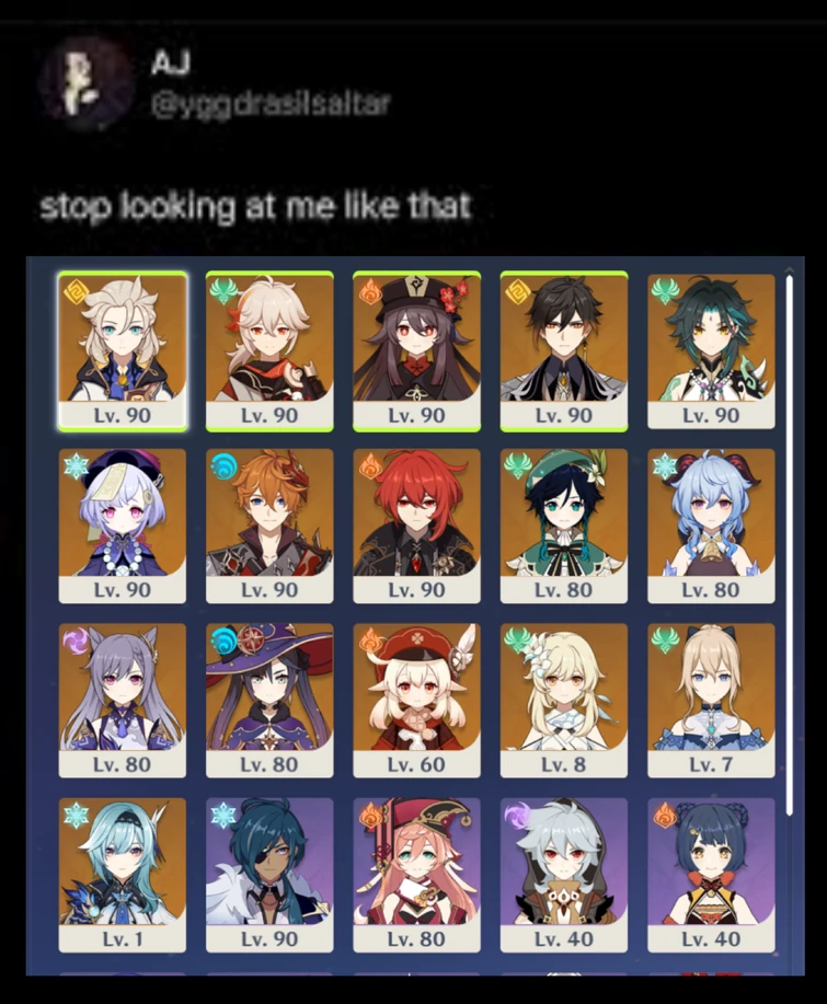 me every time i open the character archive | Fandom