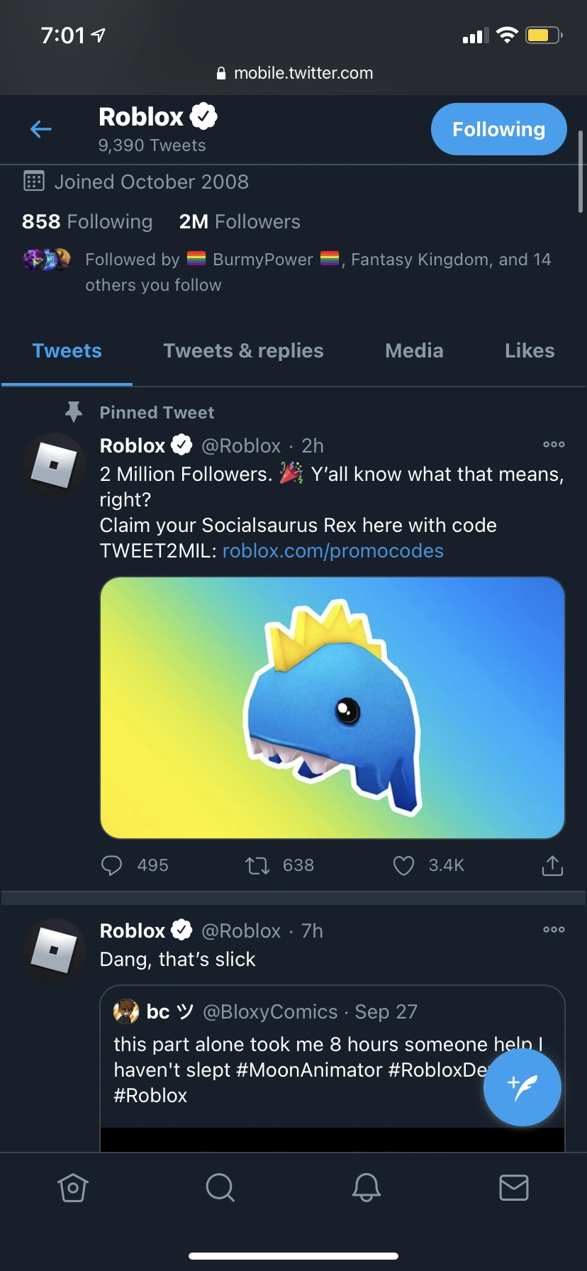 New roblox code | Fandom