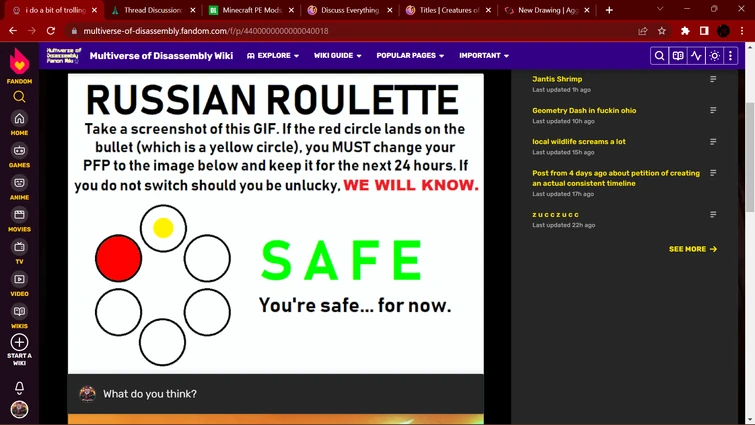 i do a bit of trolling | Fandom