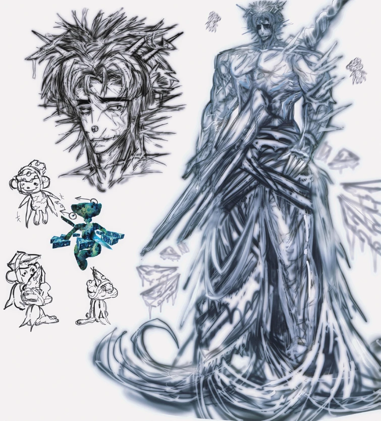 Blue cheese Lord 🥶🧀 (sketch) | Fandom