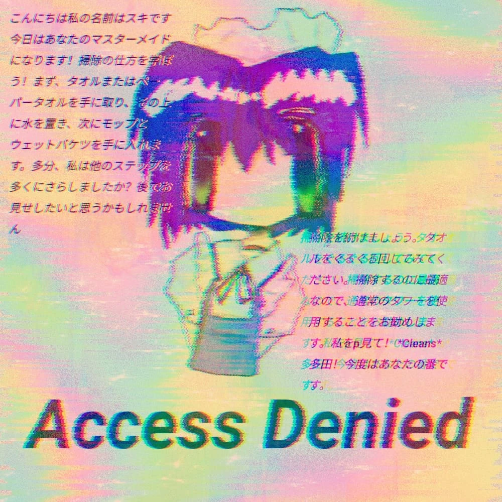 I thought remaking the access Denied art I made, here's a remake of it ...