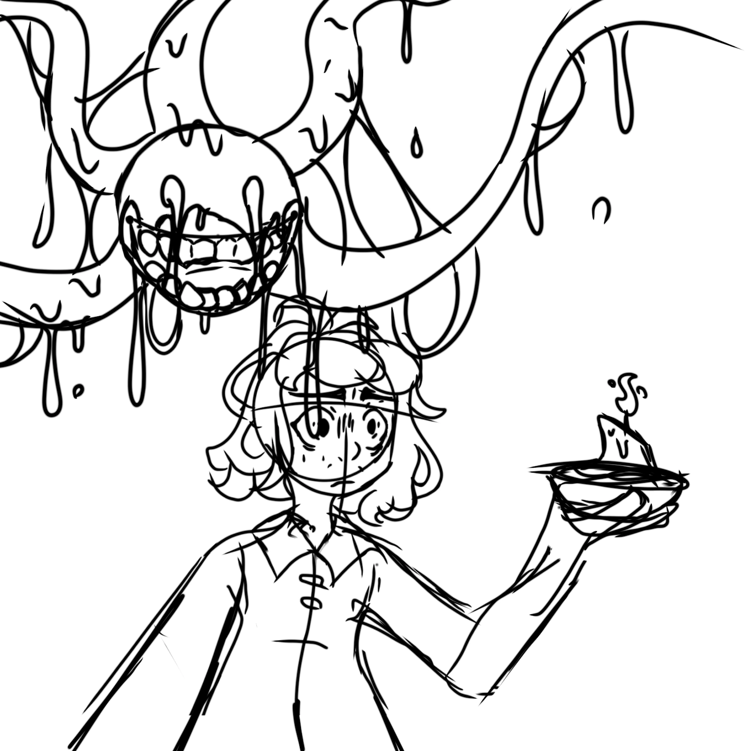 Funny Screech Sketch Oh My Gosh Fandom