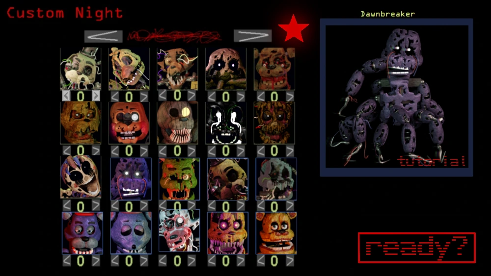 attempted recreation of custom night (2019) | Fandom