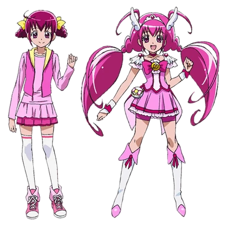 I found a reference to Pretty Cure in another magic girl series made in ...