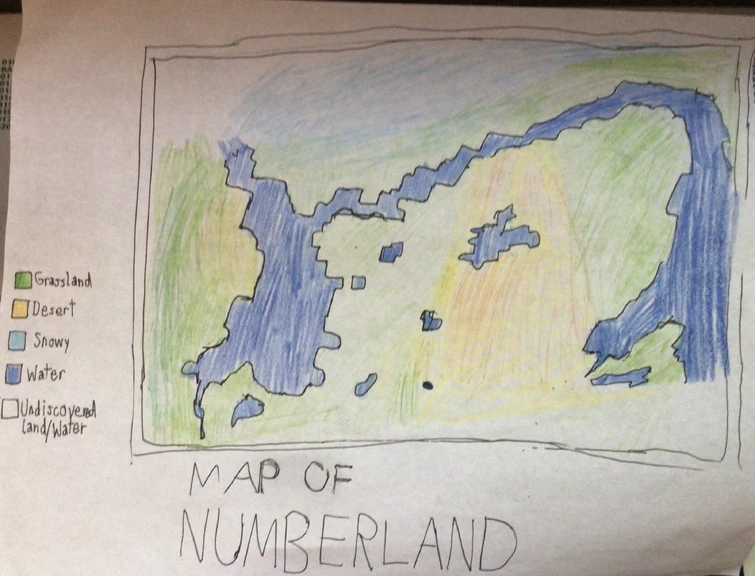 Numberland World Map I Drew | Fandom