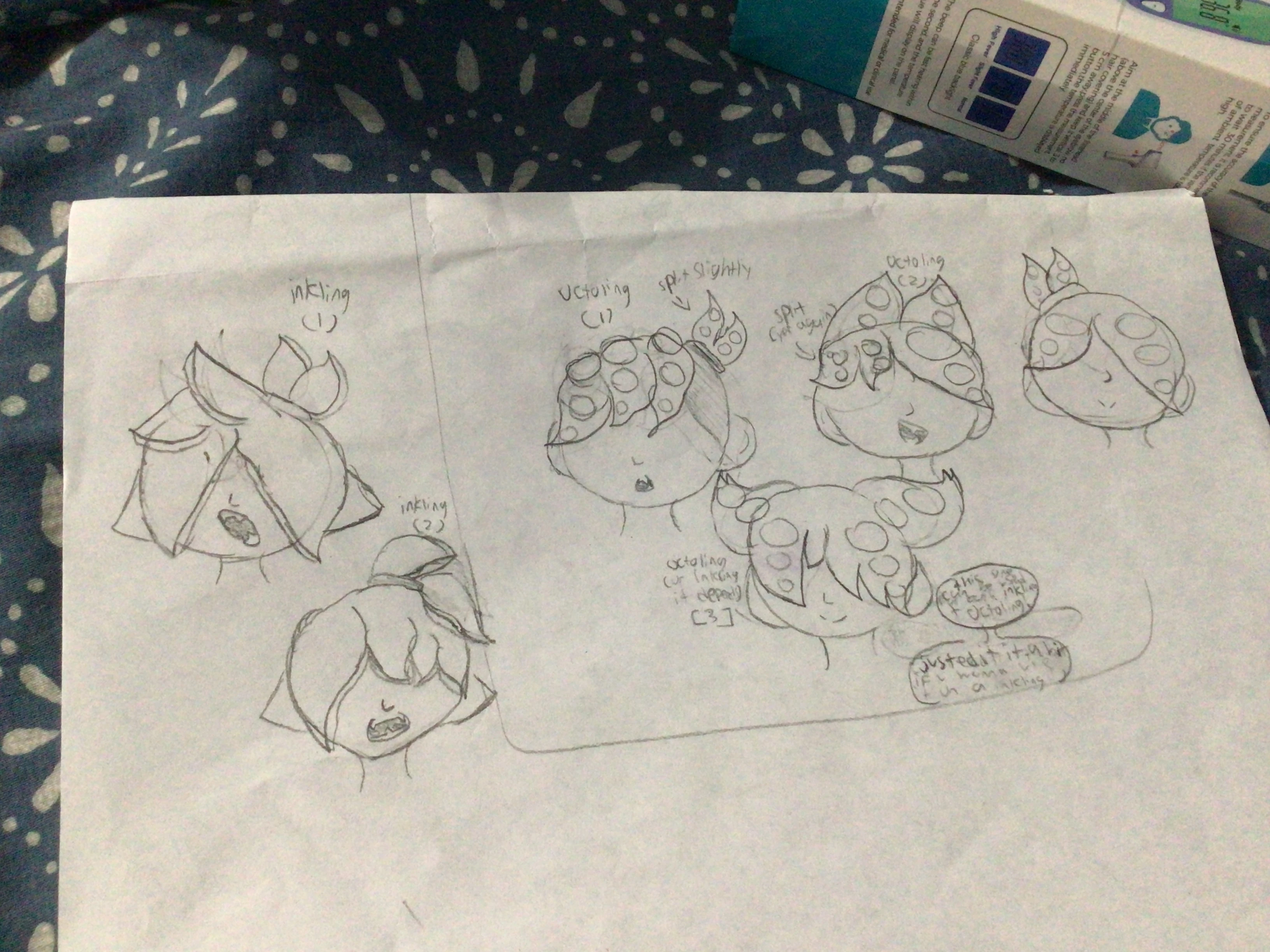 made some Fanmade Octoling + inkling hairstyles (tentacle-styles??) out ...