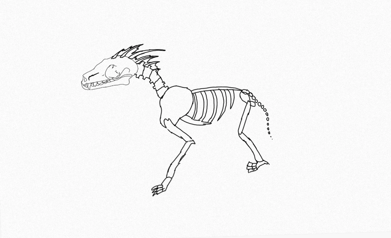 Halloween creature idea outline. Starting of it | Fandom