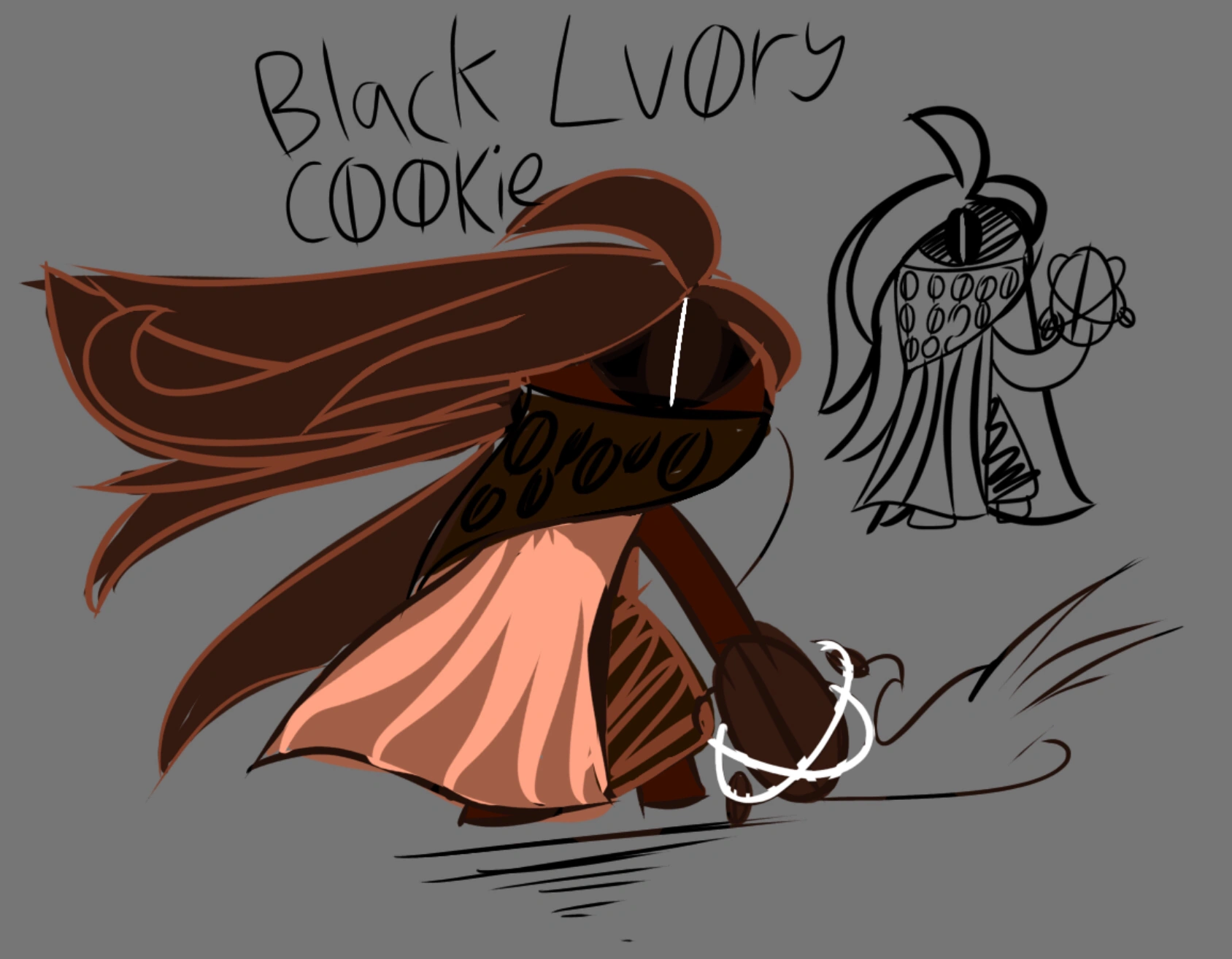 My first CRK Oc: Black Ivory Cookie. | Fandom