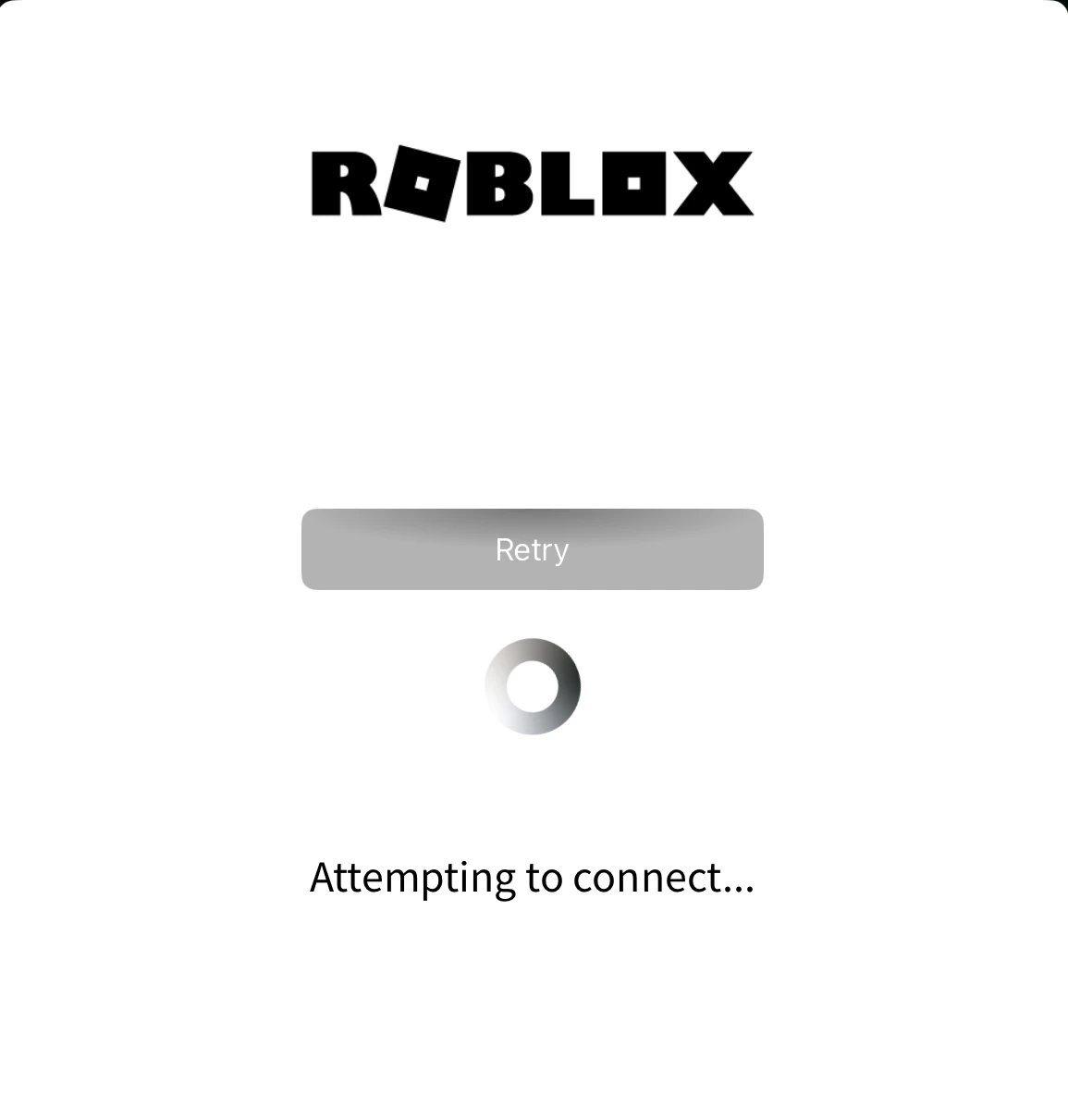 Fun fact: The Roblox reconnect page still uses the logo that hasn’t ...