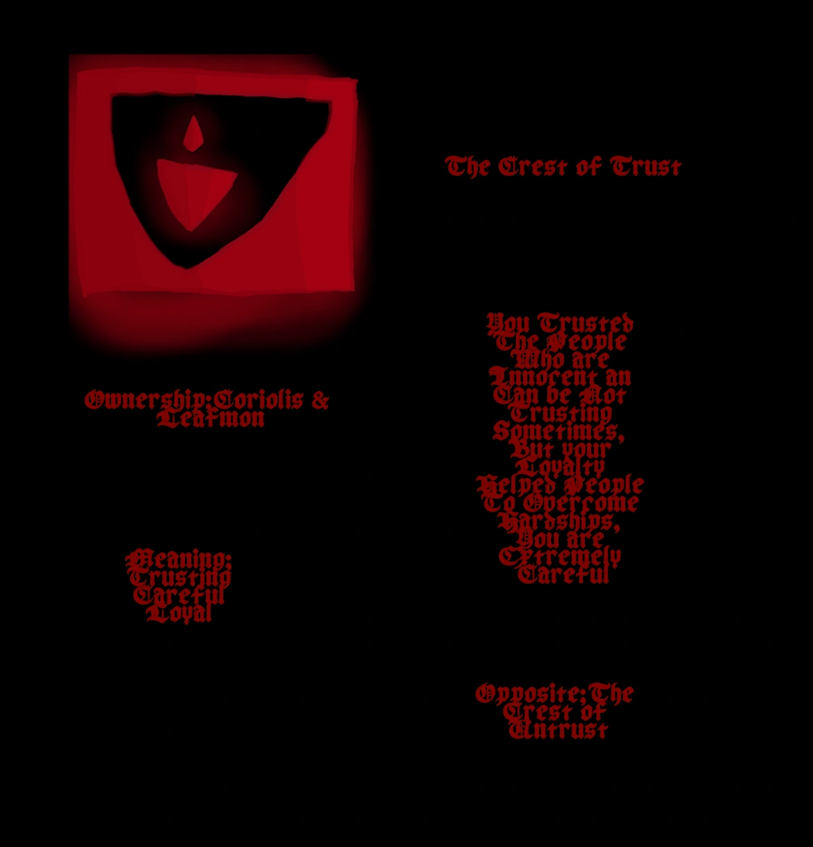 The Crest of Trust | Fandom