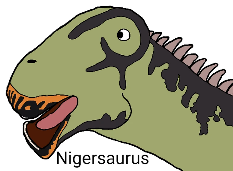 I drew this nigersaurus on top of another image does it look good or no ...